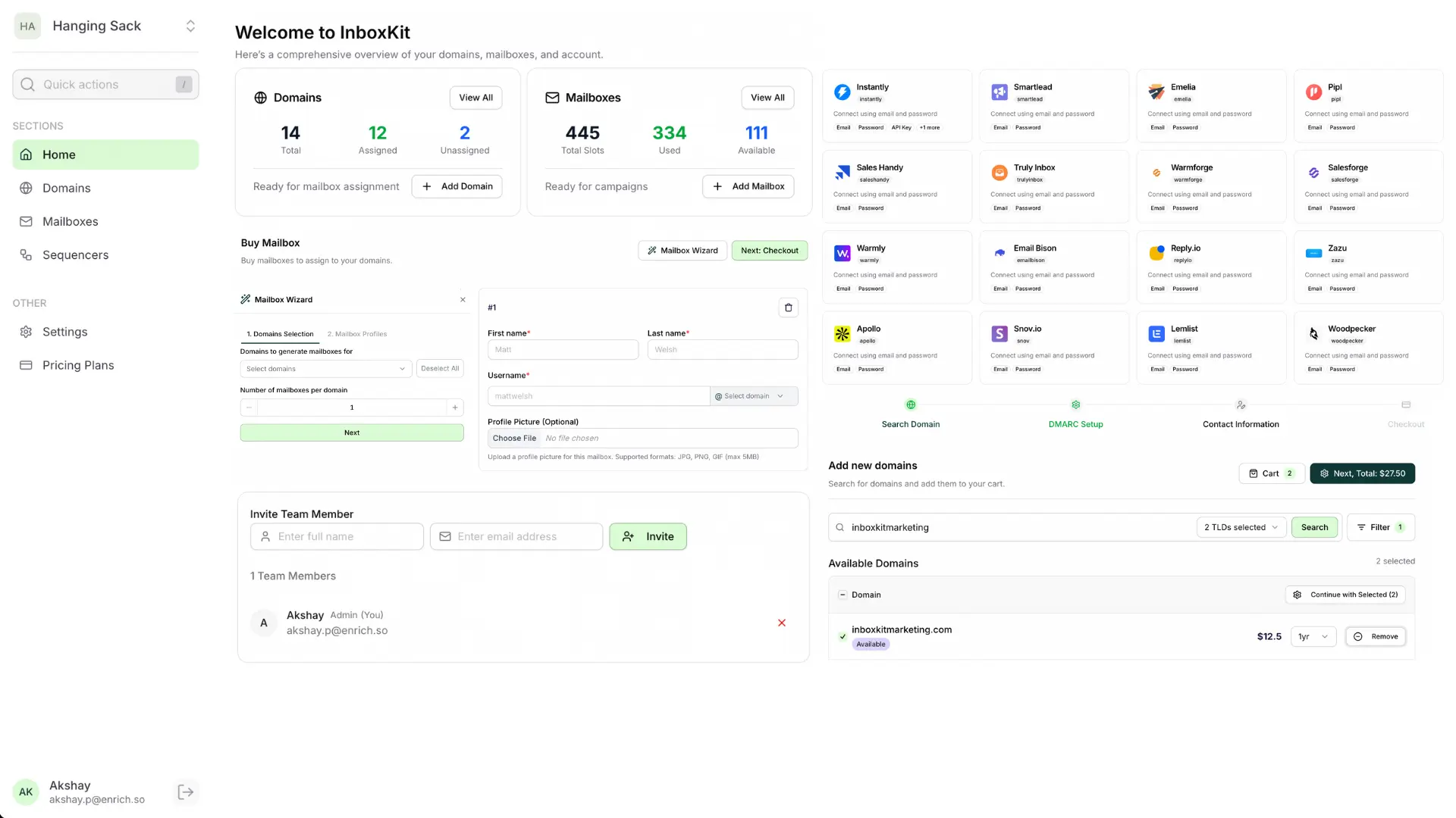 Google Workspace Admin Panel Check | Account Health Monitor | InboxKit